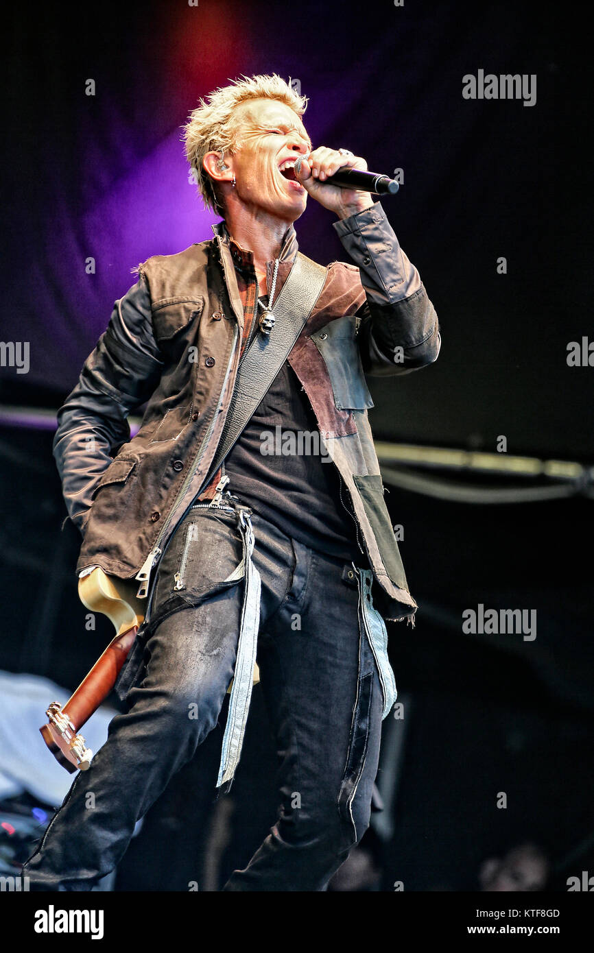 Billy Idol, the English singer and songwriter, performs a live concert ...