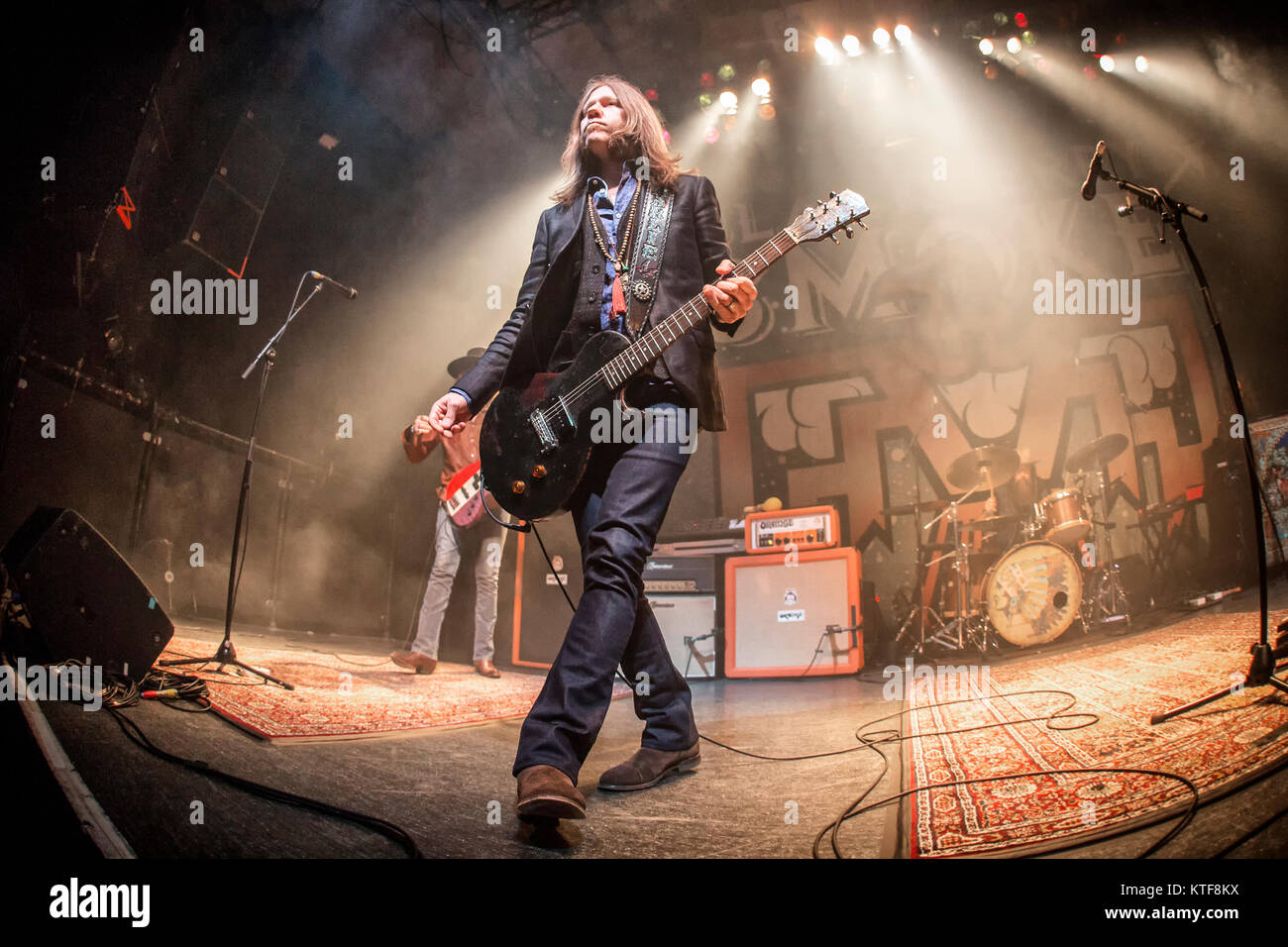 The American southern rock band Blackberry Smoke performs live concert ...