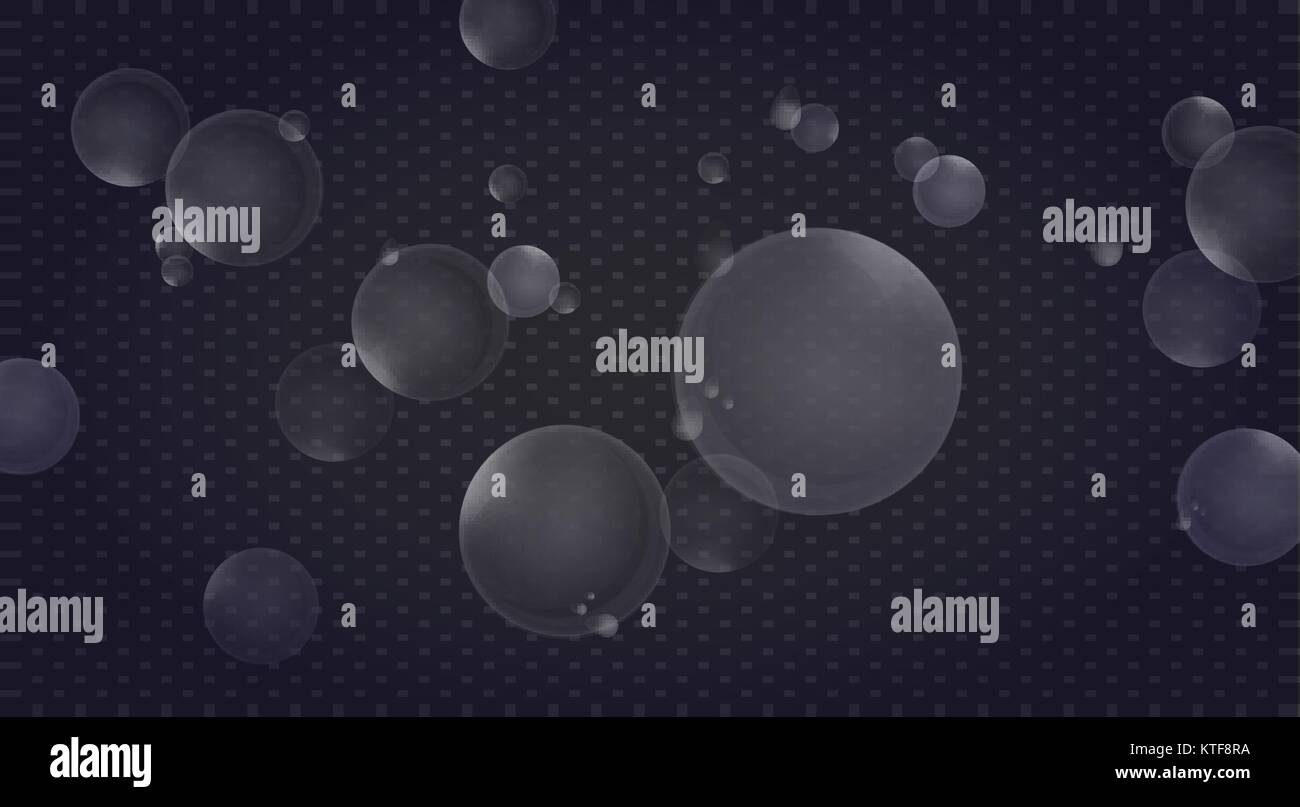 Abstract water soap bubbles Stock Vector Images - Alamy