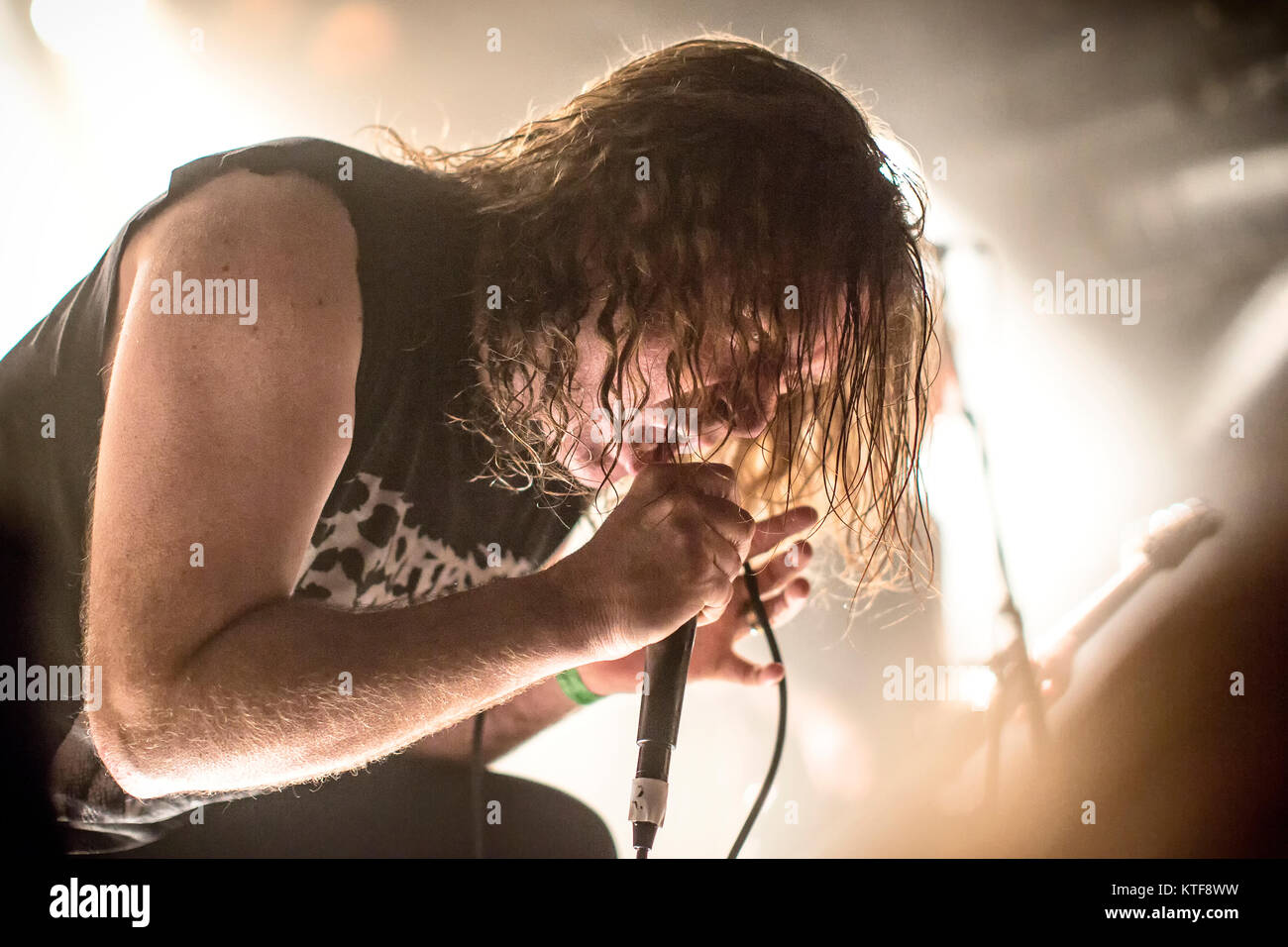 The American deathgrind band Cattle Decapitation performs a live ...