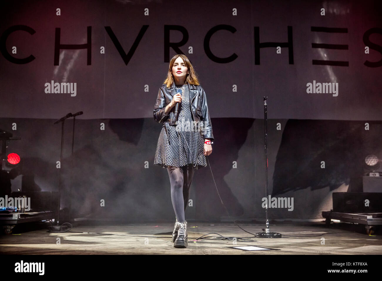 The Scottish electro- and synthpop band CHVRCHES (stylised as CHVRCHΞS ...