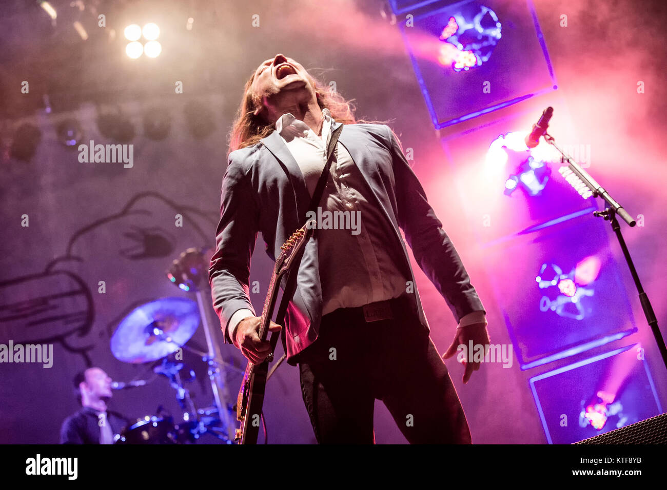 The Danish rock band D-A-D performs a live concert at the Swedish music ...