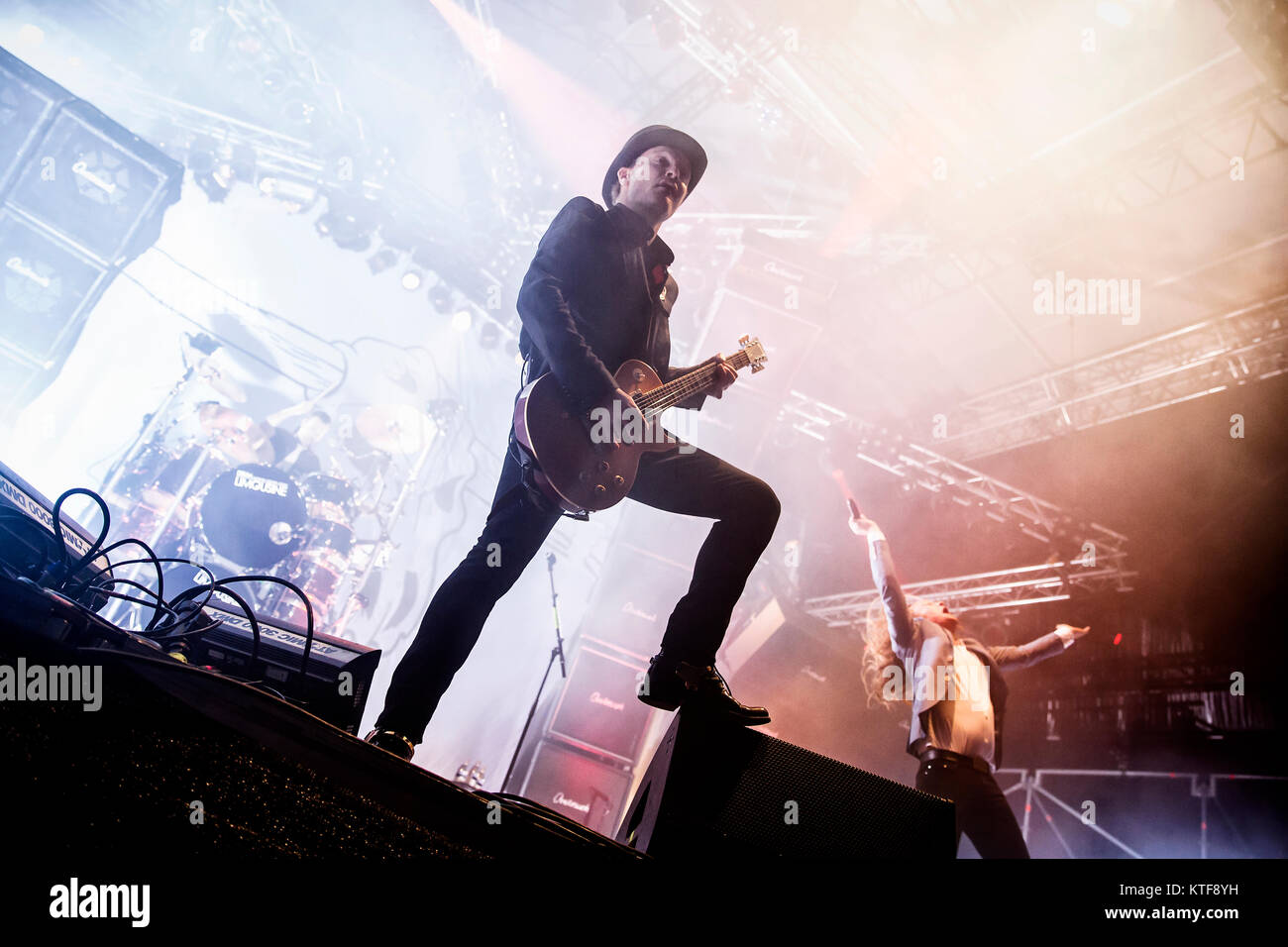 The Danish rock band D-A-D performs a live concert at the Swedish music ...