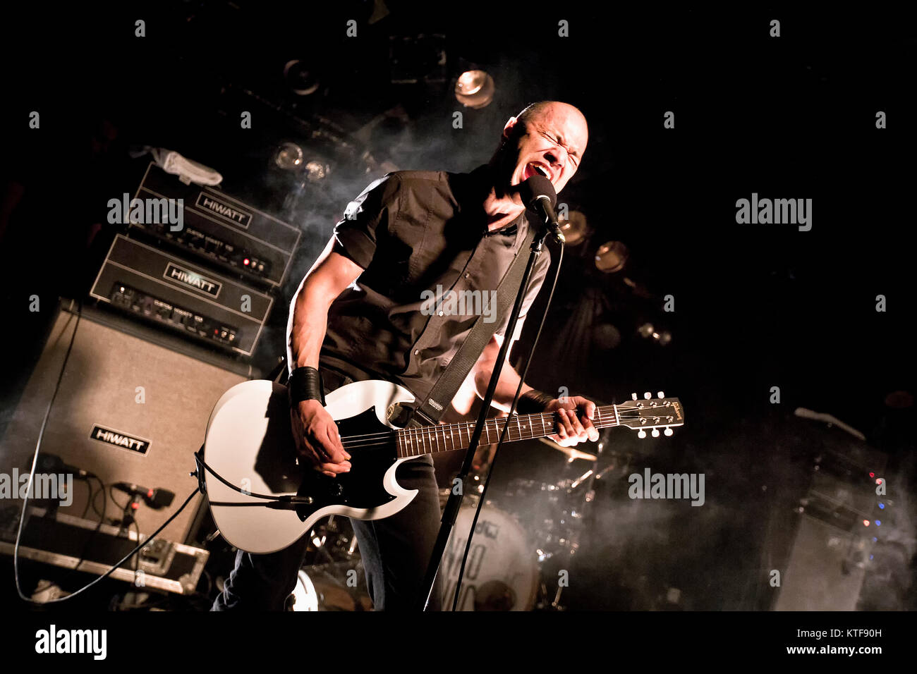 The Canadian rock band Danko Jones performs a live concert at John Dee ...