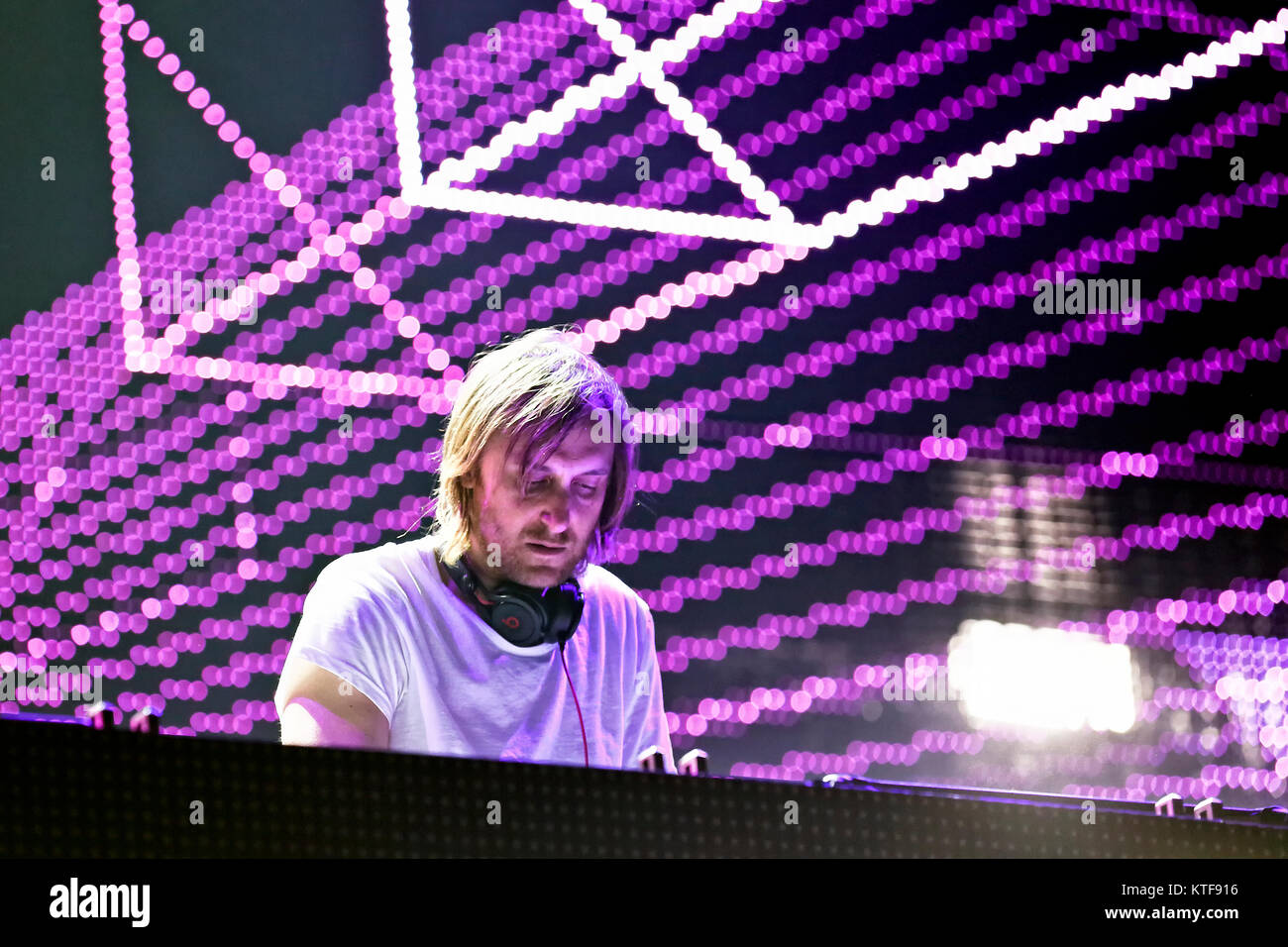 The French DJ, remxier and record producer David Guetta performs a live ...