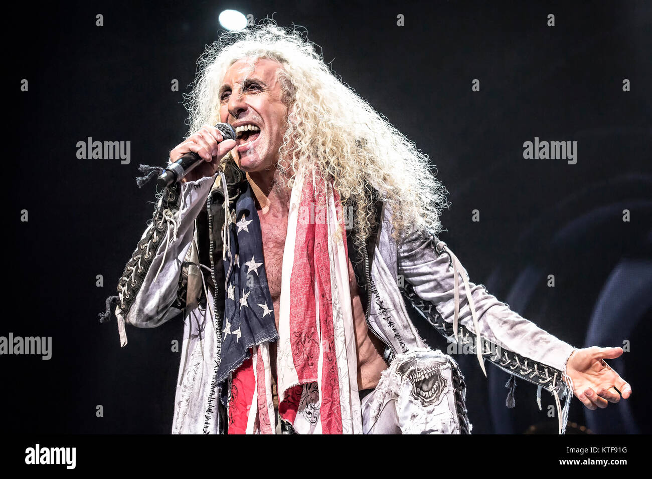 The American singer, songwriter and musician Dee Snider performs live ...