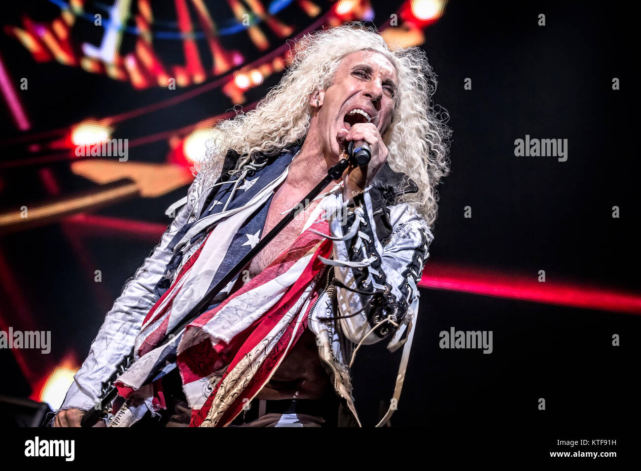 The American singer, songwriter and musician Dee Snider performs live ...