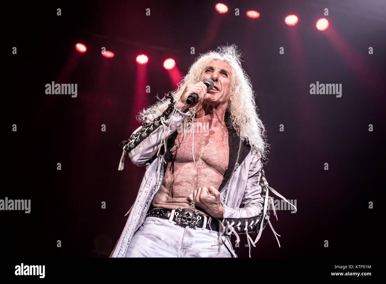 The American singer, songwriter and musician Dee Snider performs live ...