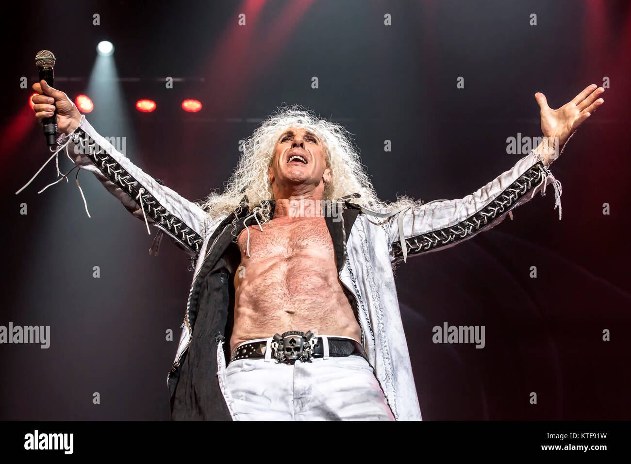 The American singer, songwriter and musician Dee Snider performs live ...