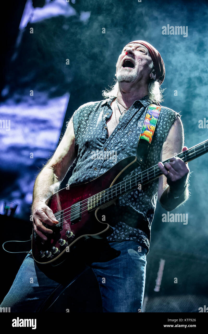 The English rock band Deep Purple performs a live concert at Oslo ...