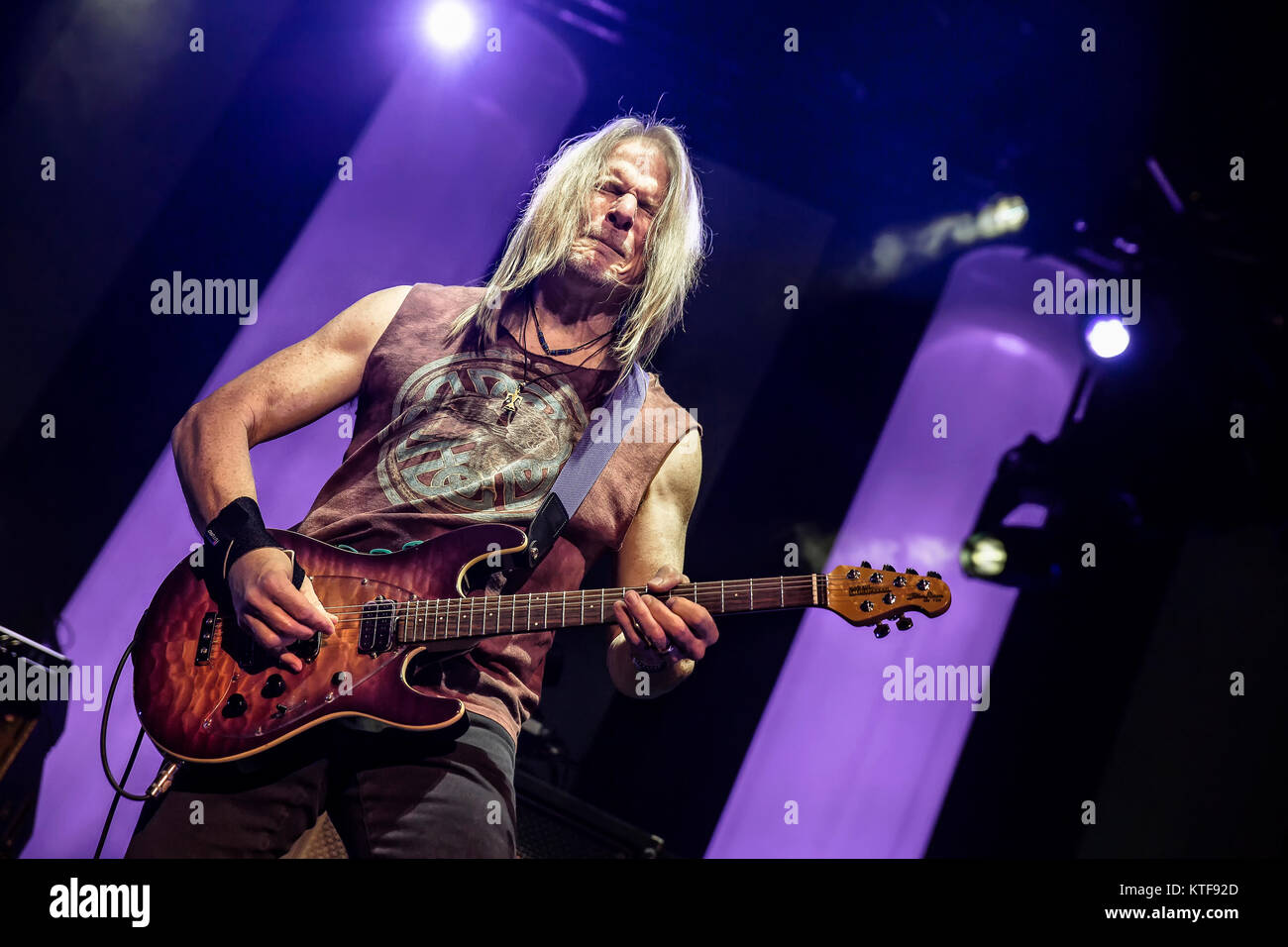 The English rock band Deep Purple performs a live concert at Oslo ...