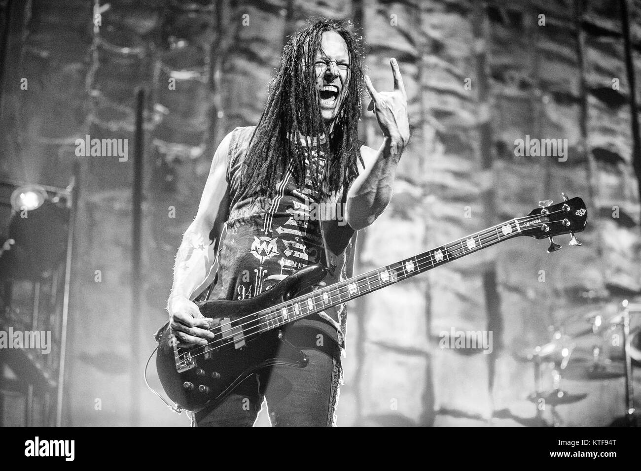 The American metal band Disturbed performs a live concert at Telenor ...