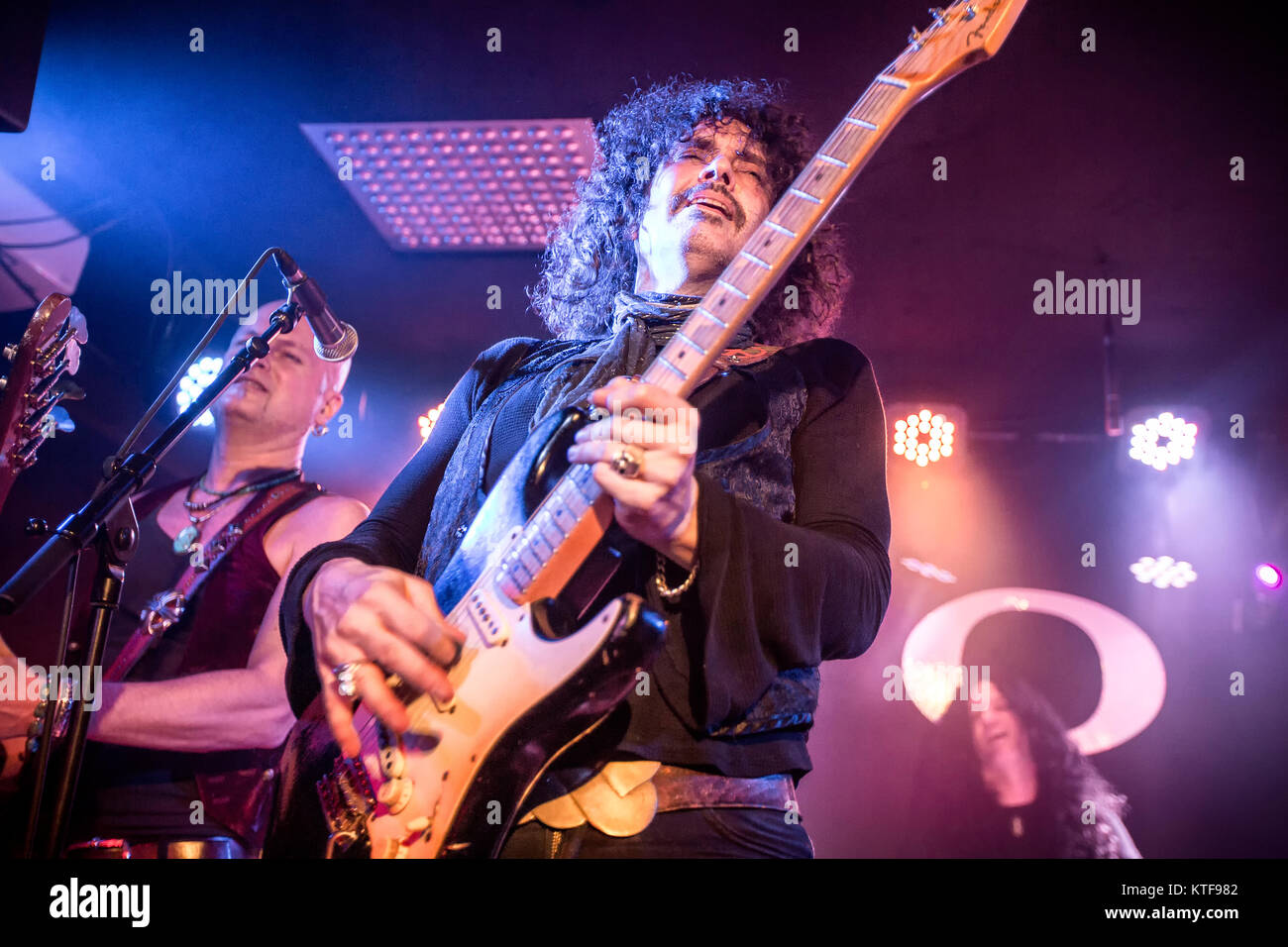 The Swedish funk metal band Electric Boys performs a live concert at ...