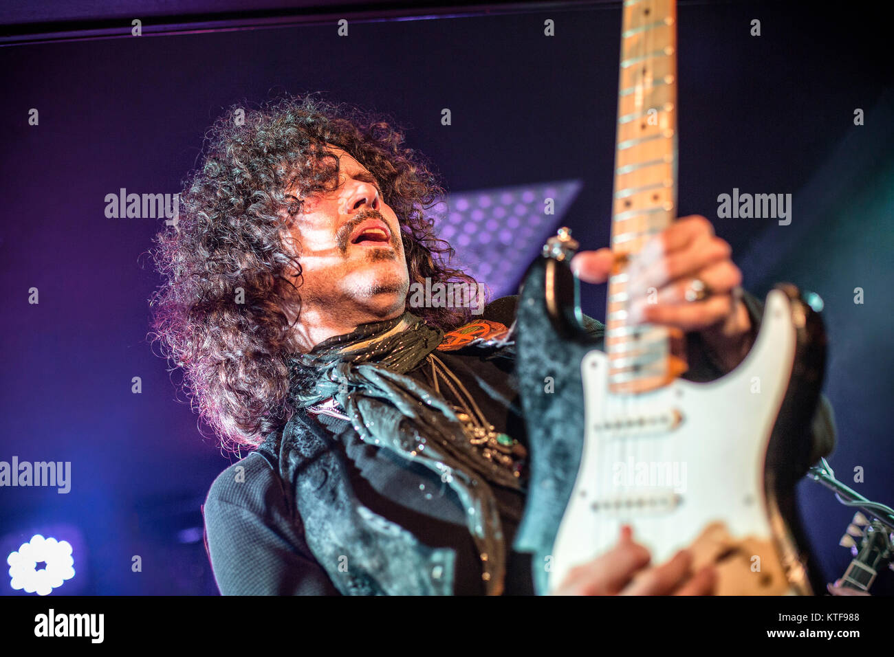 The Swedish funk metal band Electric Boys performs a live concert at ...