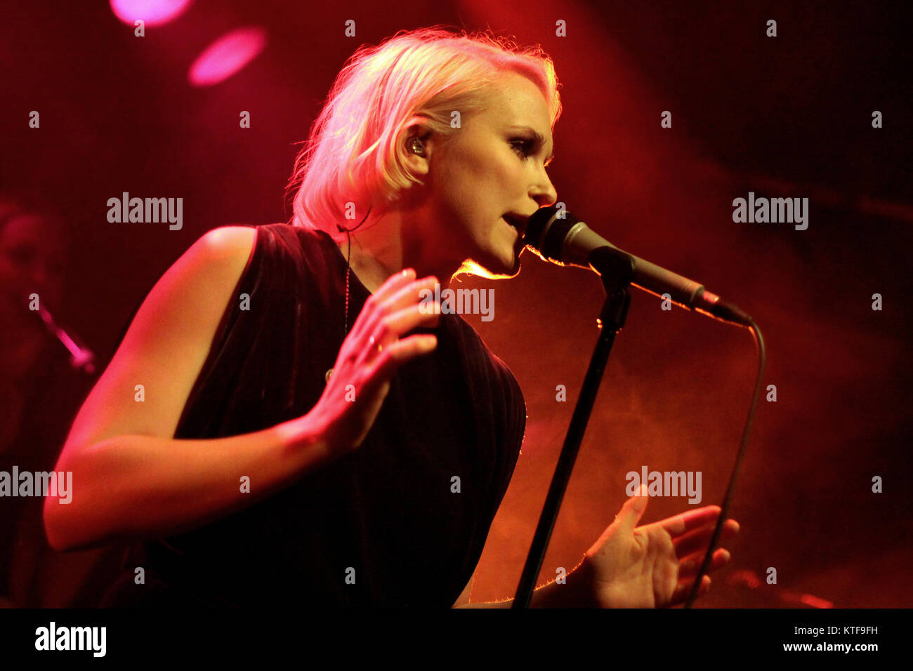 The Norwegian pop duo Eva & the Heartmaker performs live at Smuget in ...