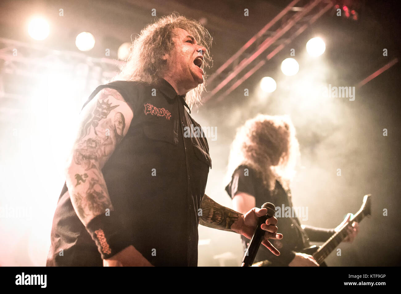 The American thrash metal band Exodus performs a live concert at Vulkan ...