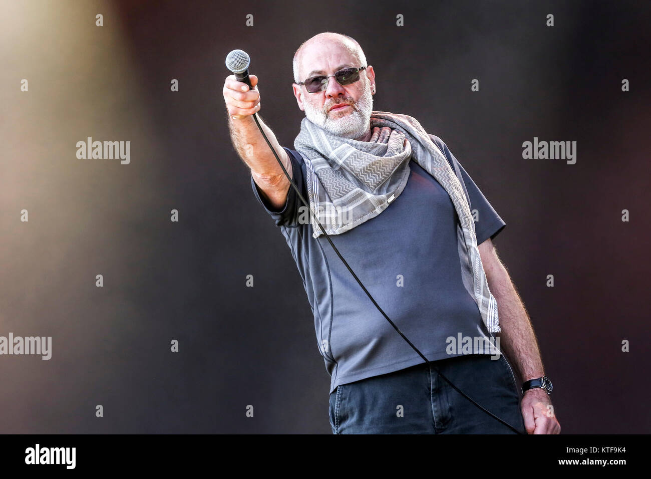 The Scottish singer Fish performs a live concert at the Swedish music ...