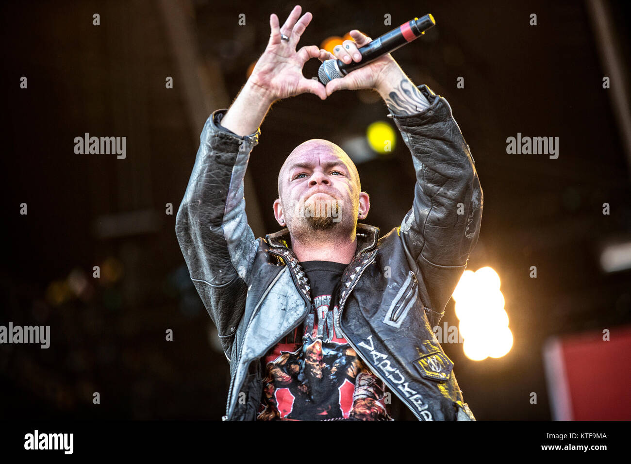 Five Finger Death Punch, the American heavy band, performs a live ...