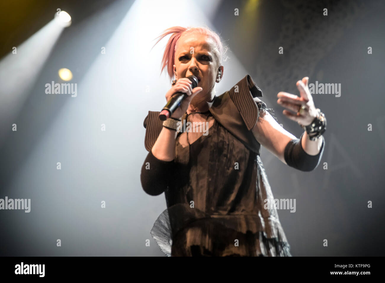 The American-Scottish rock band Garbage performs a live concert at ...