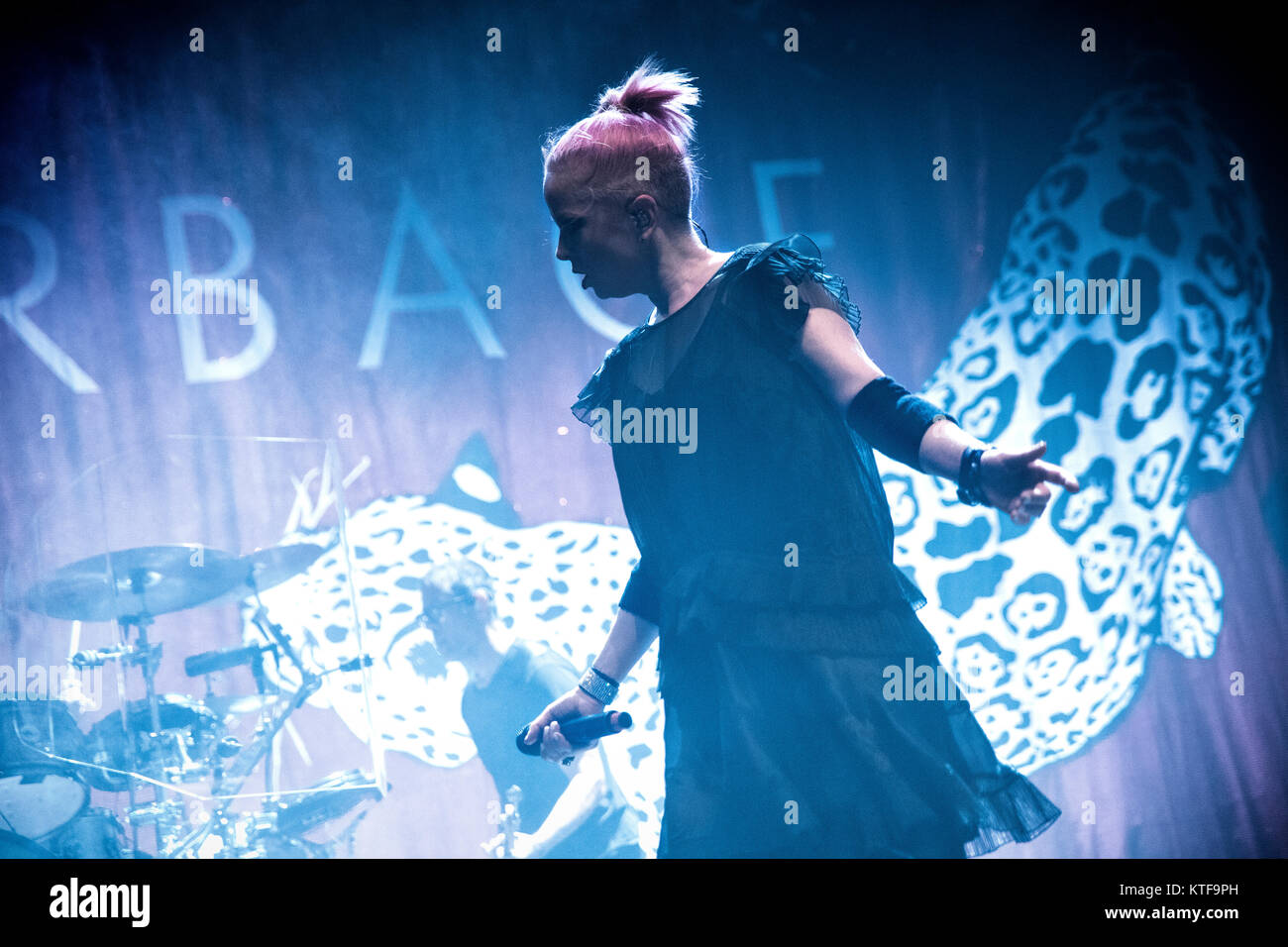 The American-Scottish rock band Garbage performs a live concert at ...