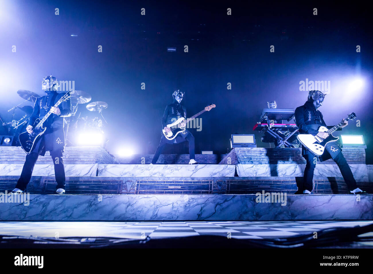 The Swedish doom metal band Ghost performs a live concert at Oslo ...