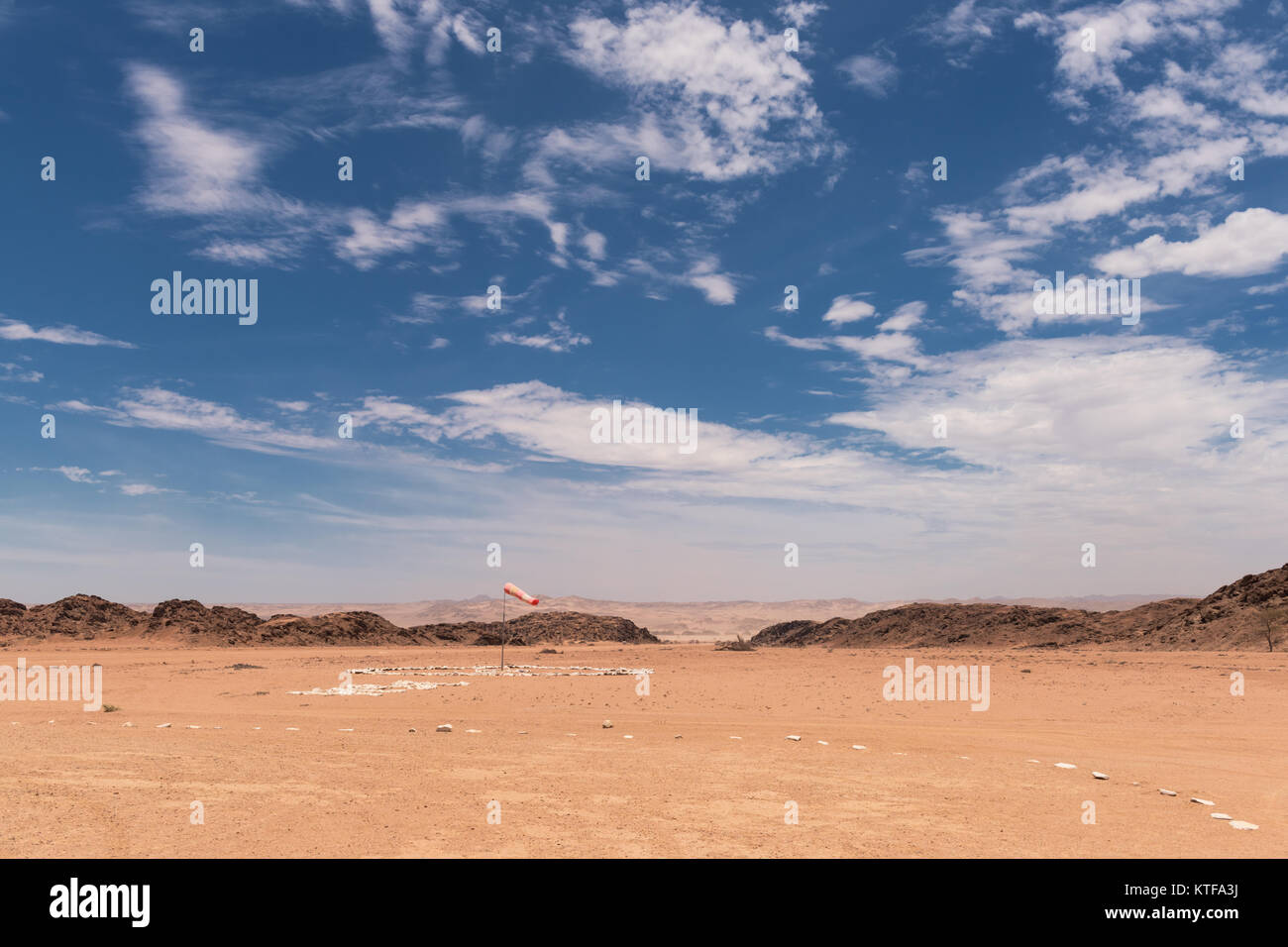 Hoanib Skeleton Coast Camp airfield, Namibia Stock Photo - Alamy