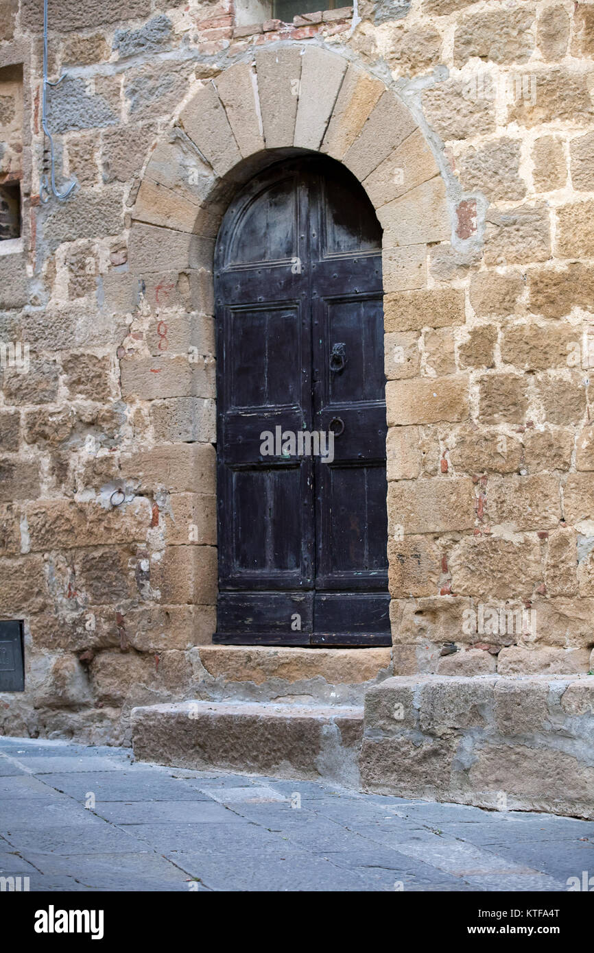 Monticchiello - Medieval village near Pienza . Tuscany. Italy Stock ...