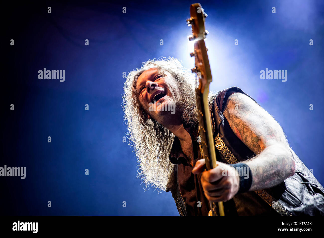 The German speed metal band Helloween performs a live concert at ...