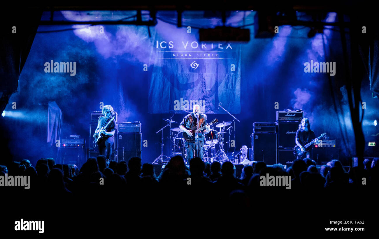 The Norwegian metal musician and vocalist ICS Vortex performs a live ...