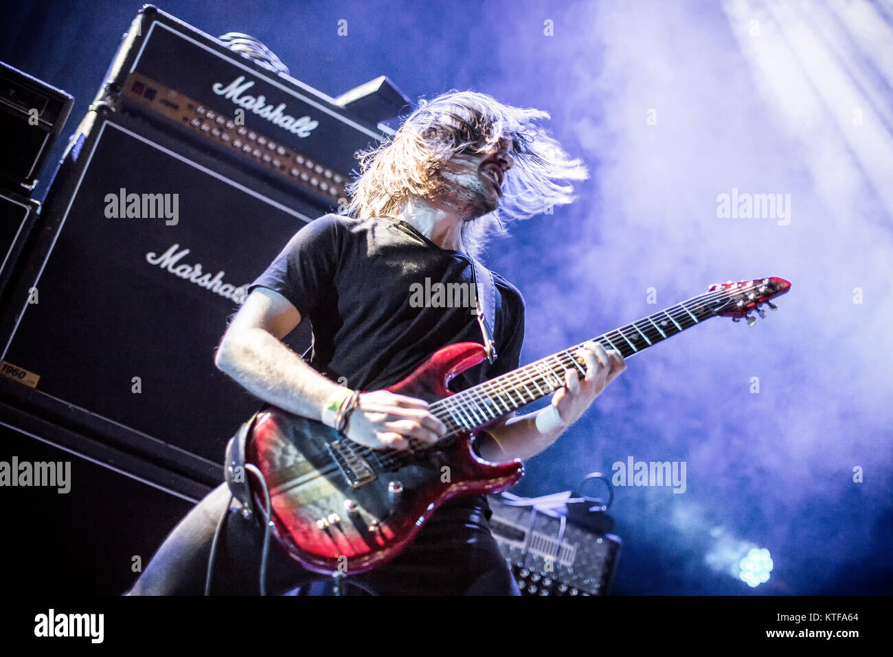 The Norwegian metal musician and vocalist ICS Vortex performs a live ...