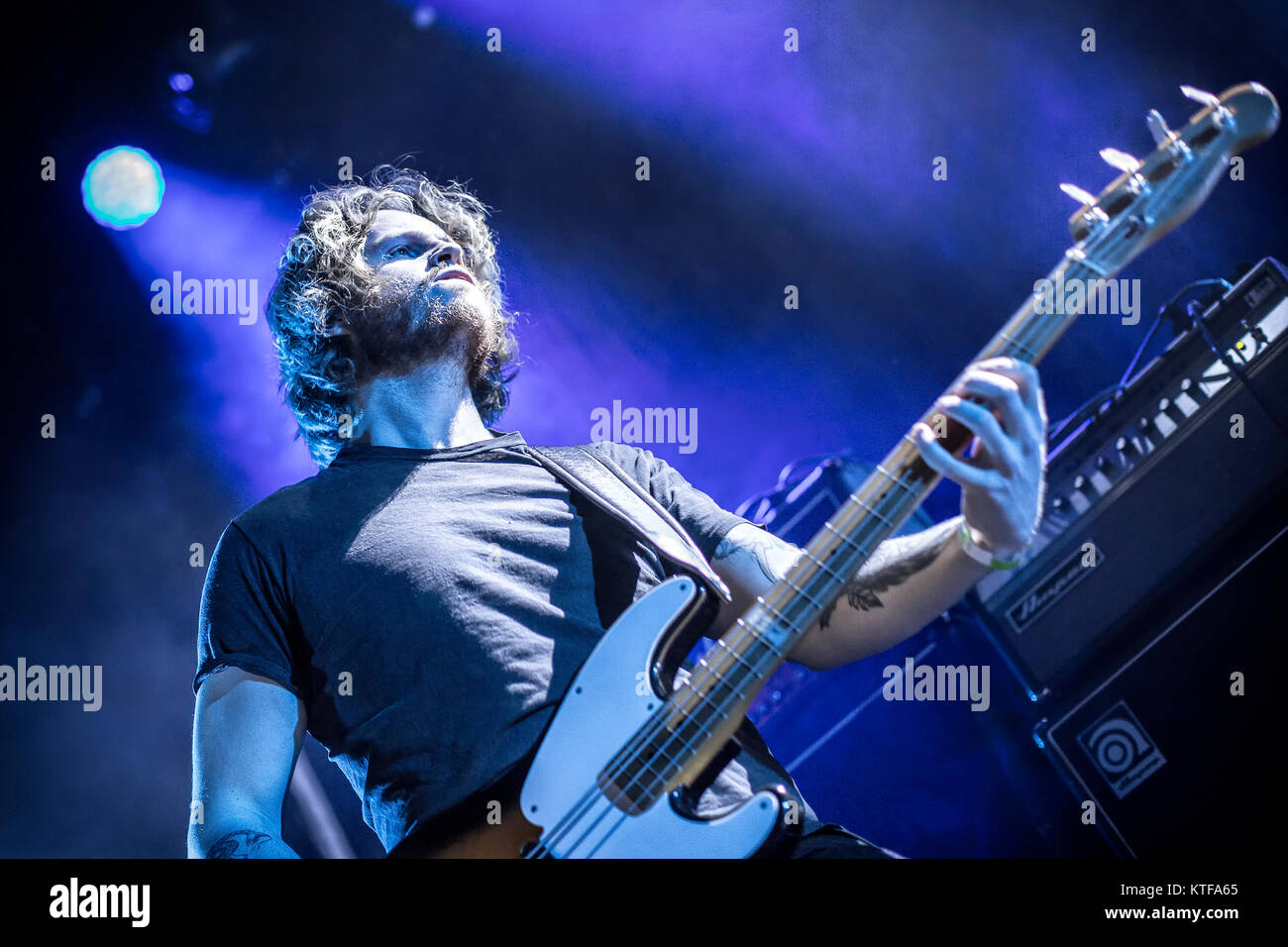 The Norwegian metal musician and vocalist ICS Vortex performs a live ...