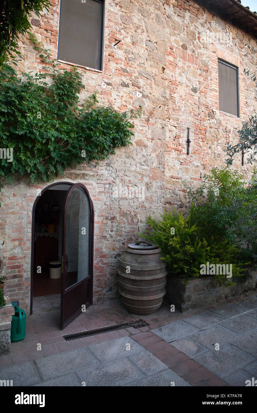 Monticchiello - Medieval village near Pienza . Tuscany. Italy Stock ...