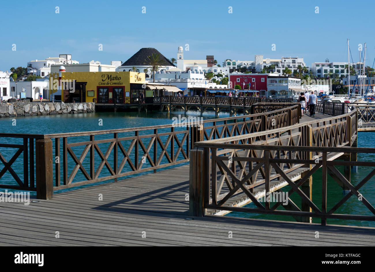 Marina Rubicon, Playa Blanca, Lanzarote, Canary Islands, Spain Stock ...