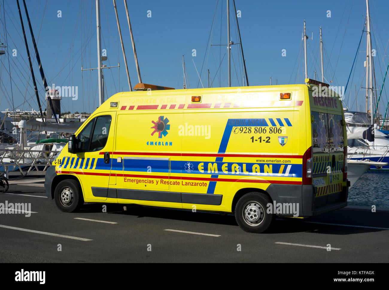 Spain ambulance hi-res stock photography and images - Alamy