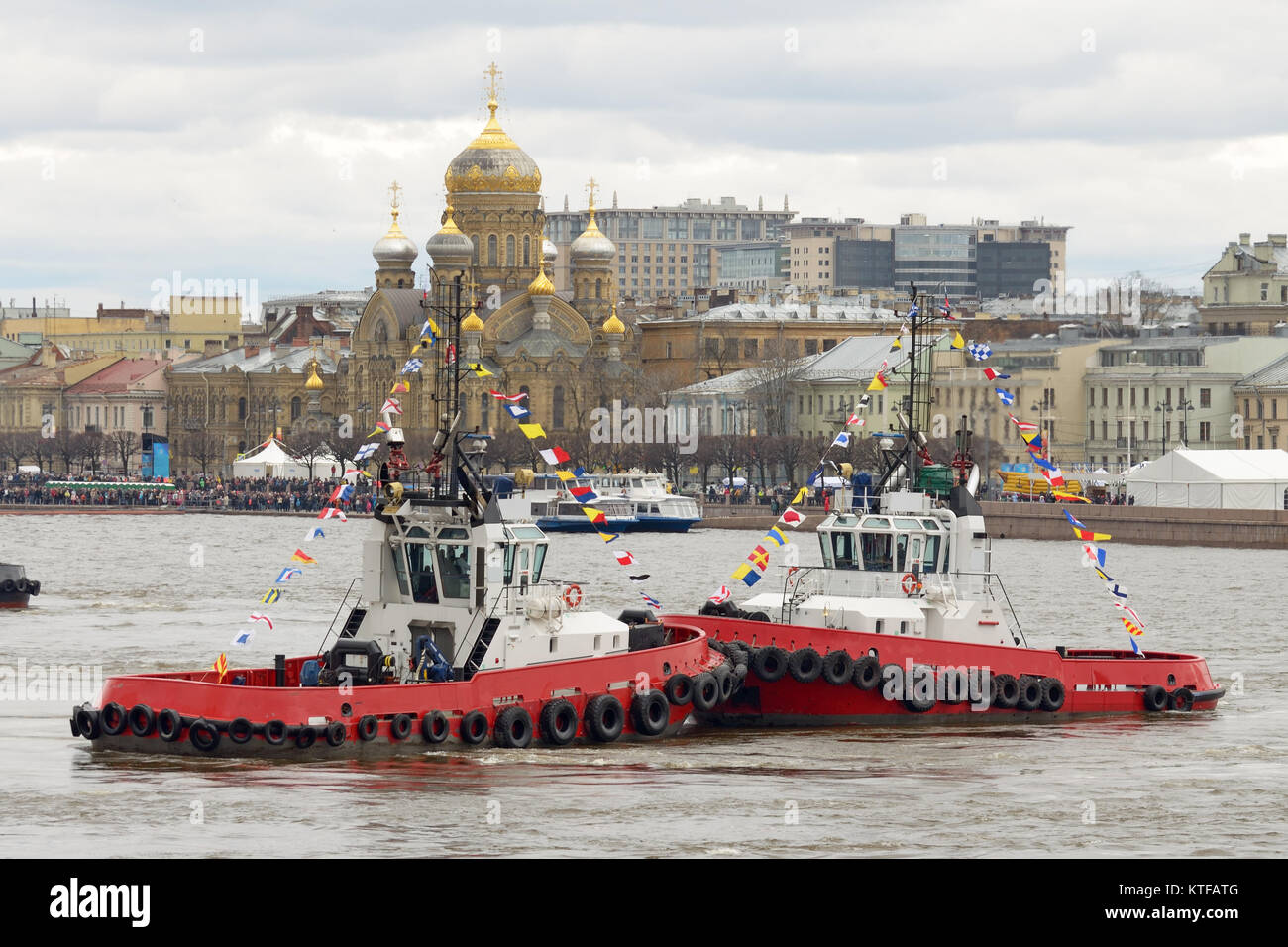 Pusher-this is a working boat.Used in the port to drag the cargo ships ...