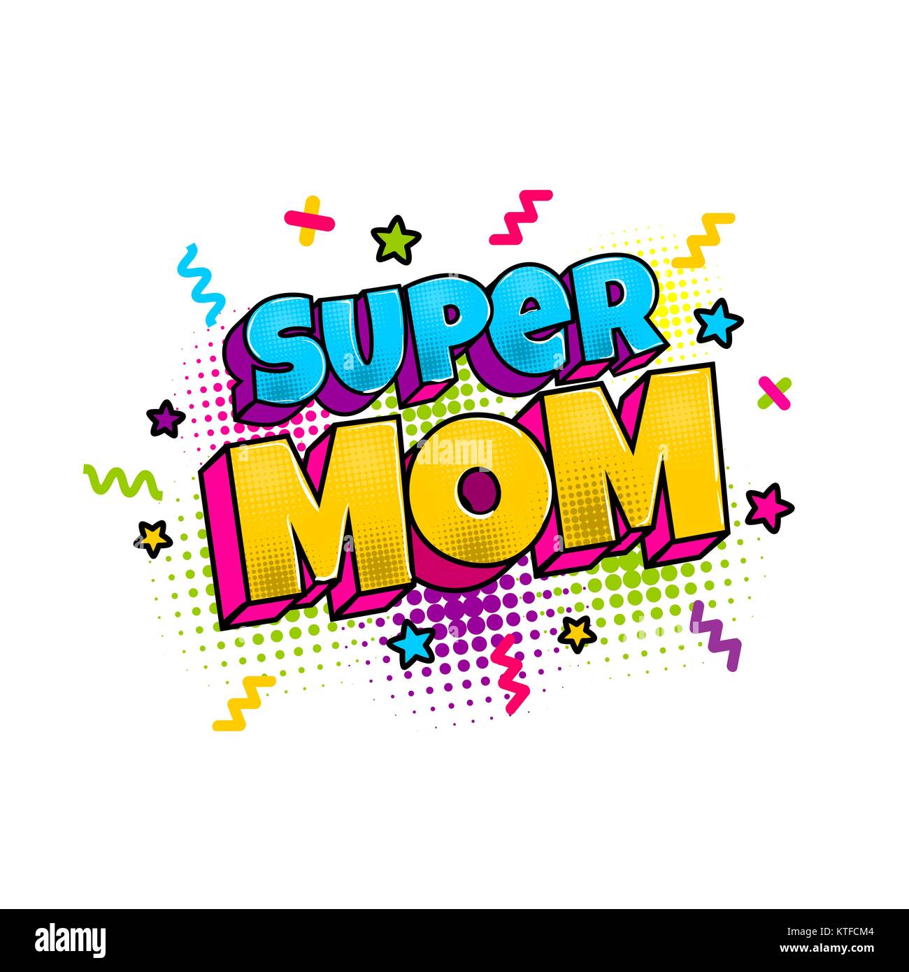 Greeting card for mommy mom mother Stock Vector Image & Art - Alamy