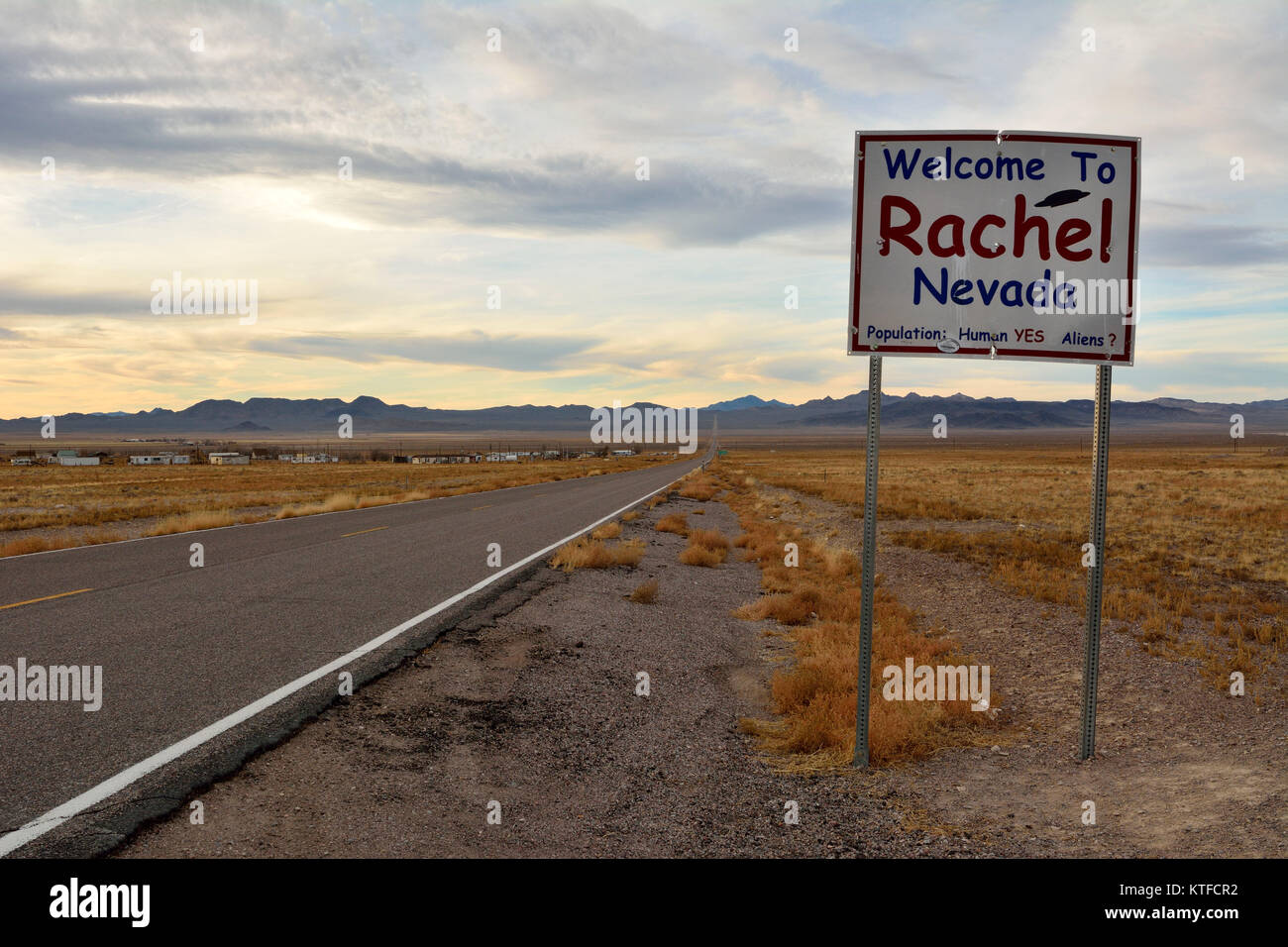 Rachel, Nevada, United States of America -“ November 21, 2017. Welcome ...