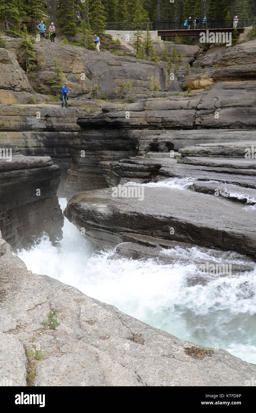 Mistaya Canyon, Banff National Park, Canada Stock Photo - Alamy