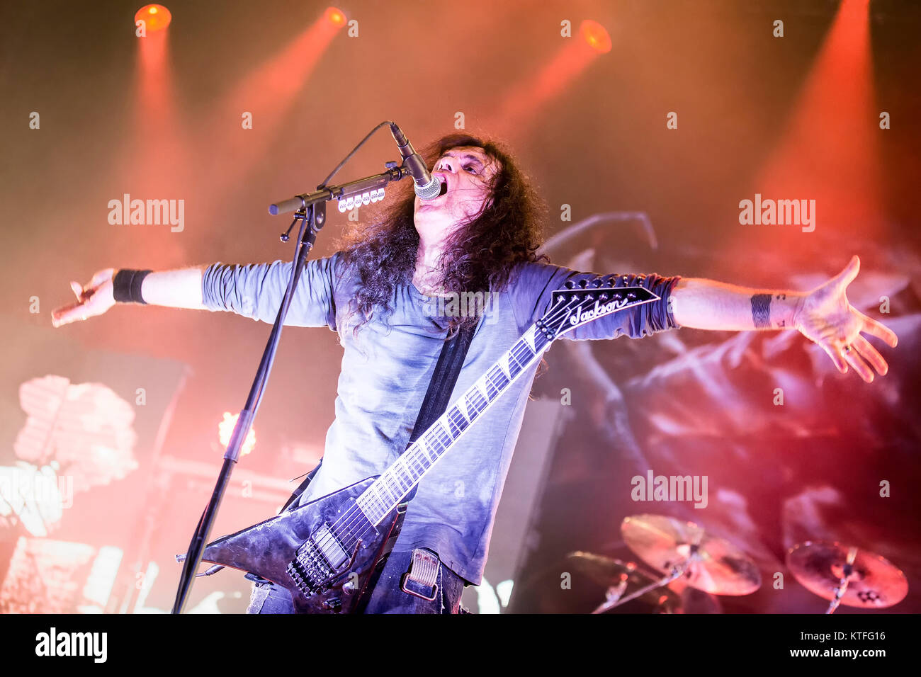 The German Thrash Metal Band Kreator Performs A Live Concert At The