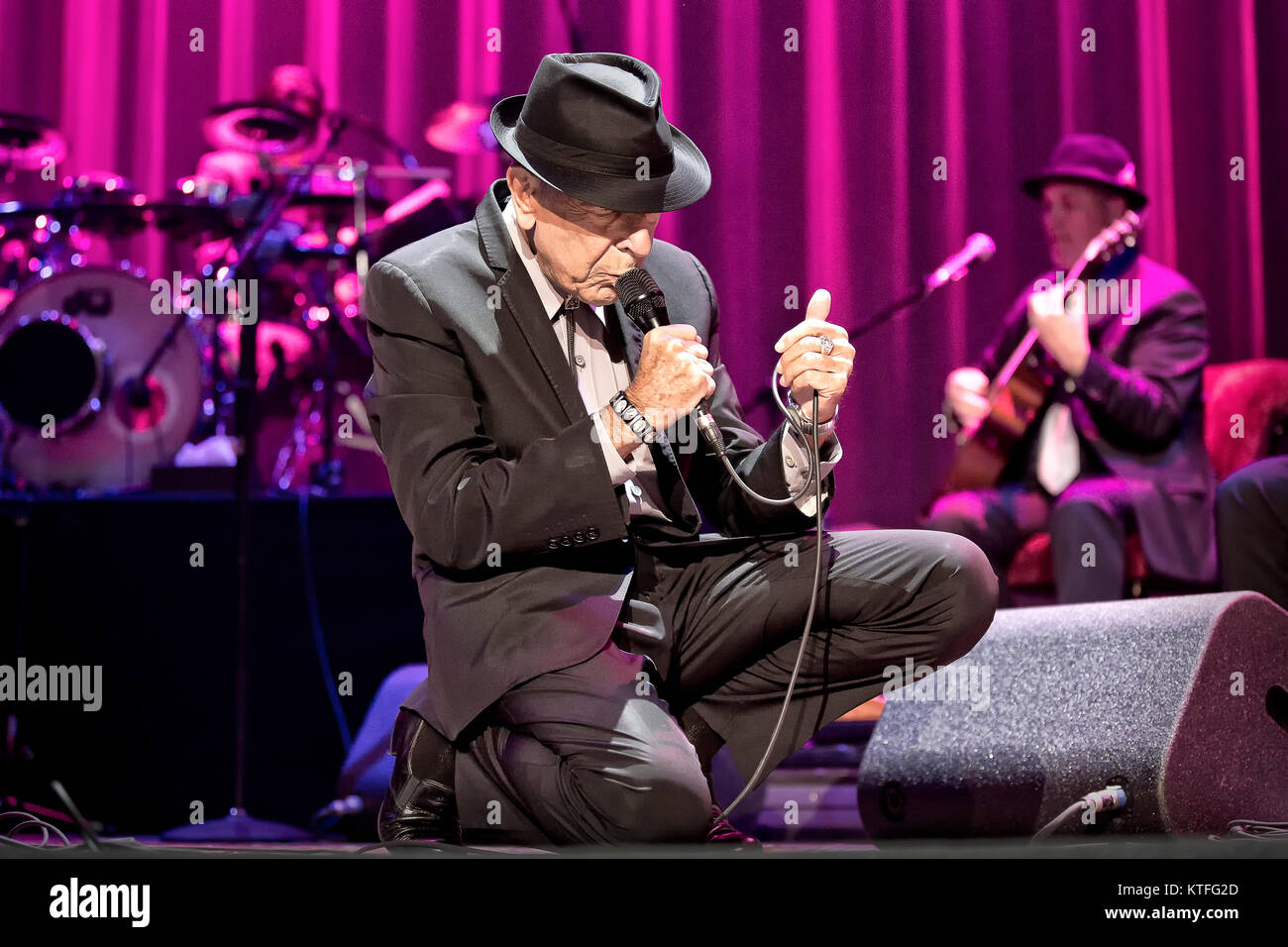 The Canadian singer-songwriter, musician and poet Leonard Cohen ...