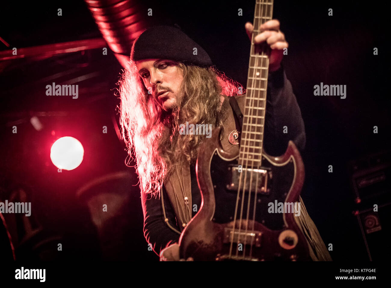 The international heavy metal band Lucifer performs a live concert at ...