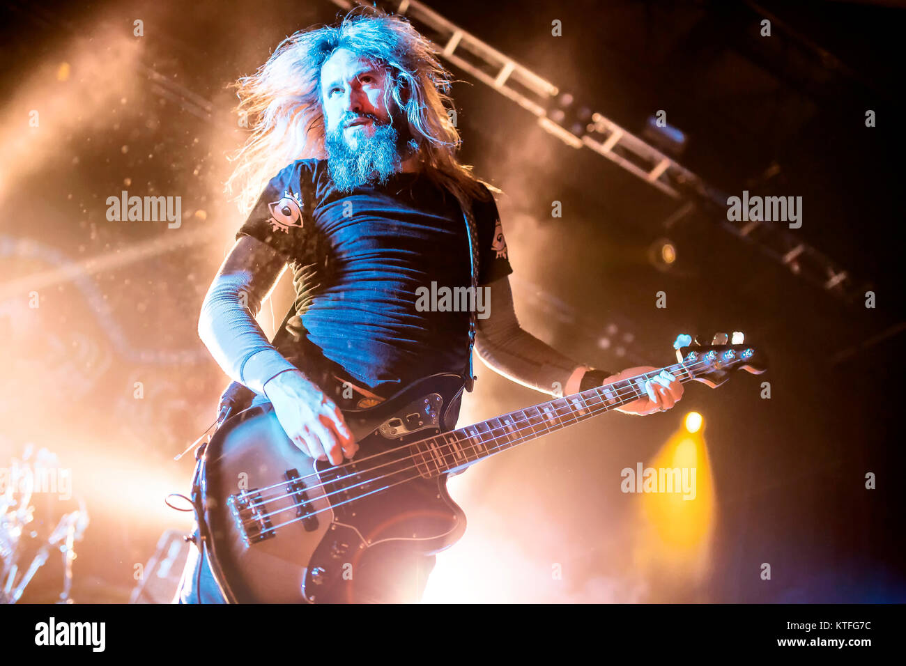 Mastodon, the American metal band, performs a live concert at Sentrum ...