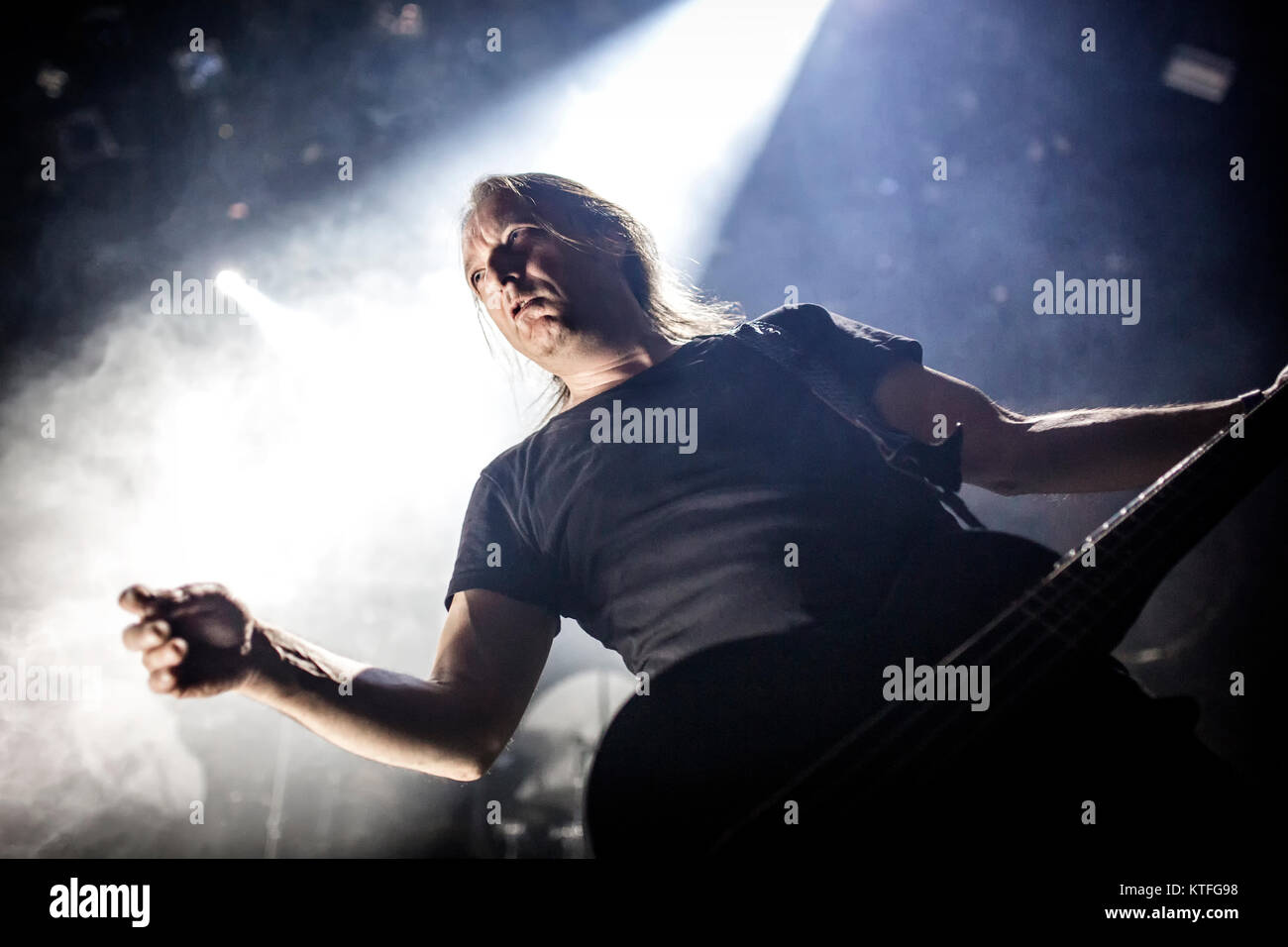 The Norwegian black metal band Mayhem performs a live concert at ...