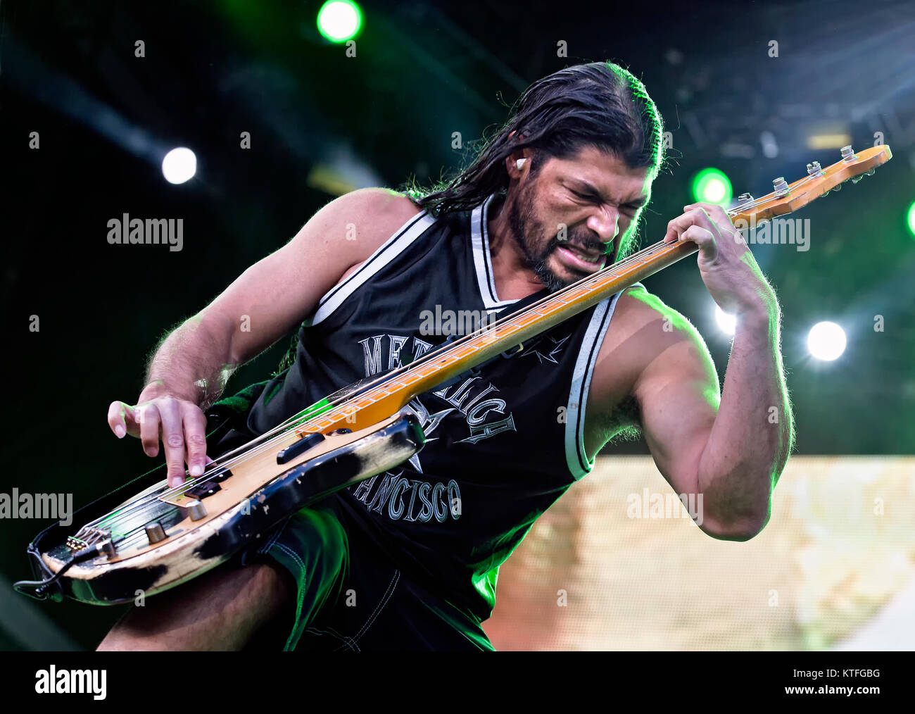 The American heavy metal band Metallica performs a live concert at ...