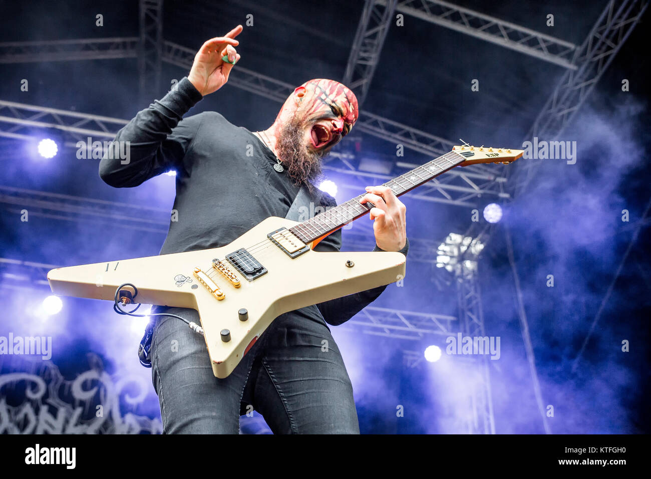 Norway, Borre – August 19, 2017. The Finnish pagan metal band ...