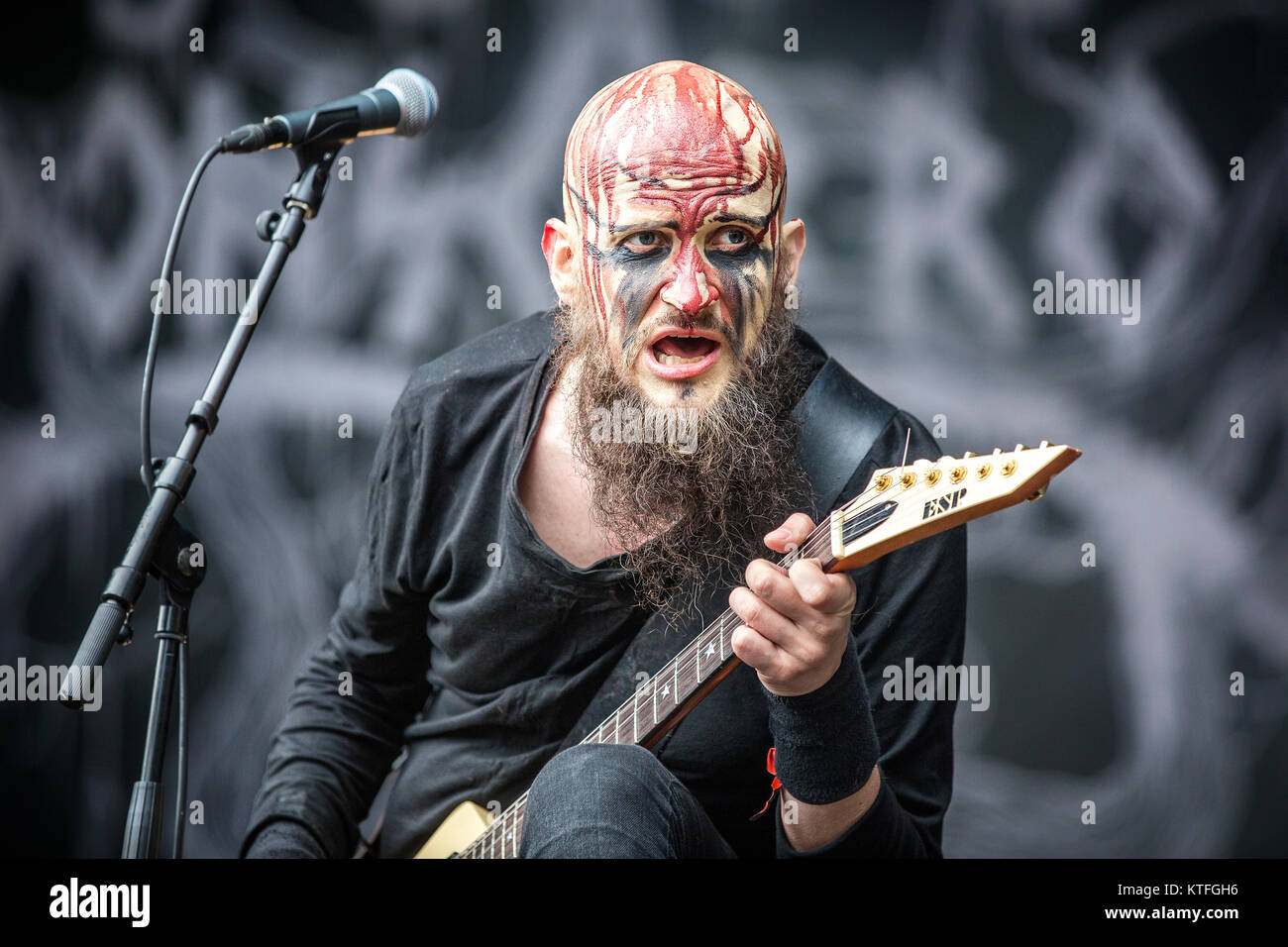 Norway, Borre – August 19, 2017. The Finnish pagan metal band ...