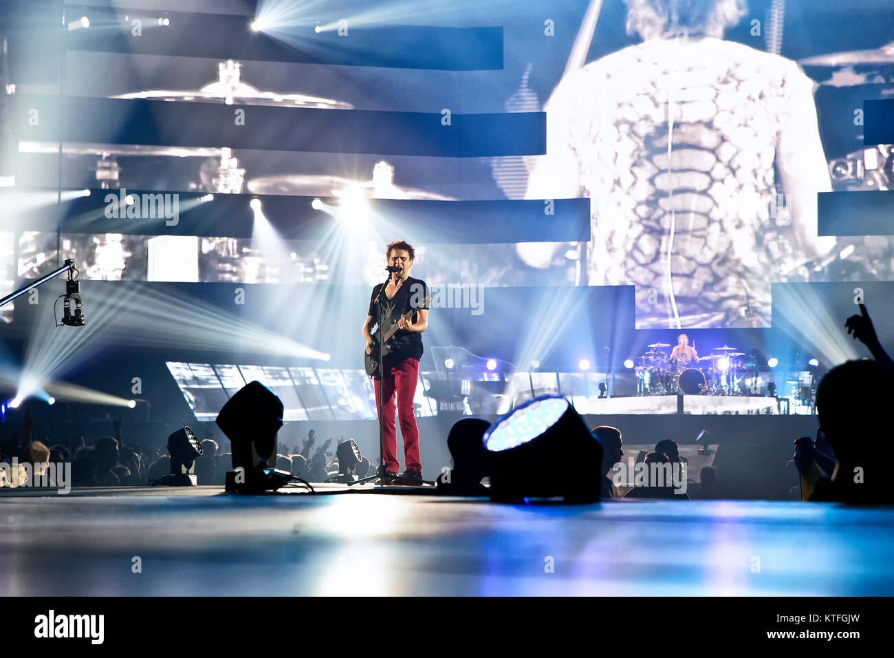 The English rock band Muse performs a live concert at Telenor Arena in ...