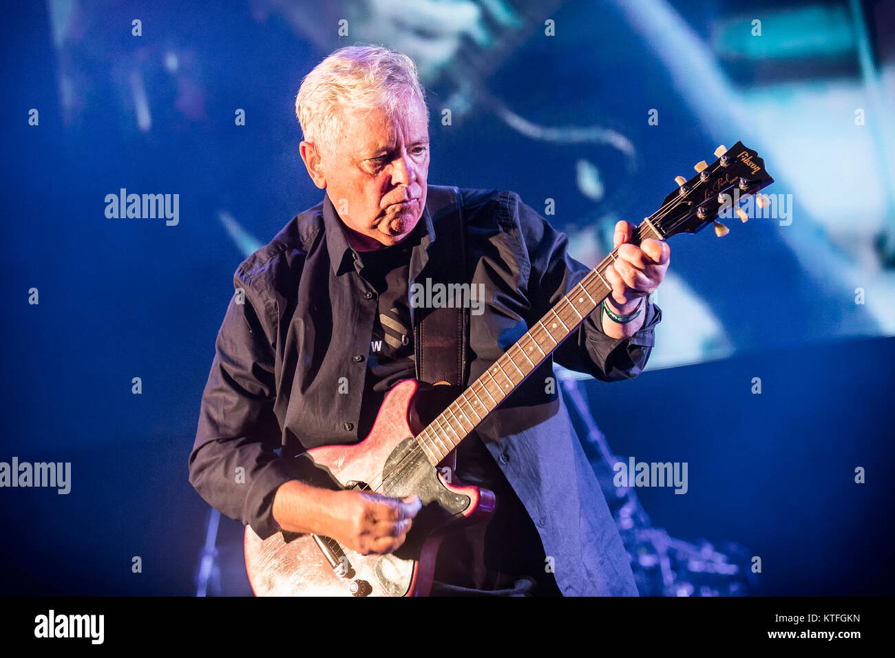 The English rock band New Order performs a live concert at the ...