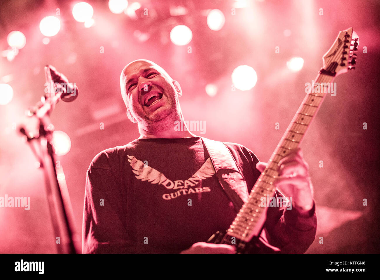 The American death metal band Nile performs a live concert at ...