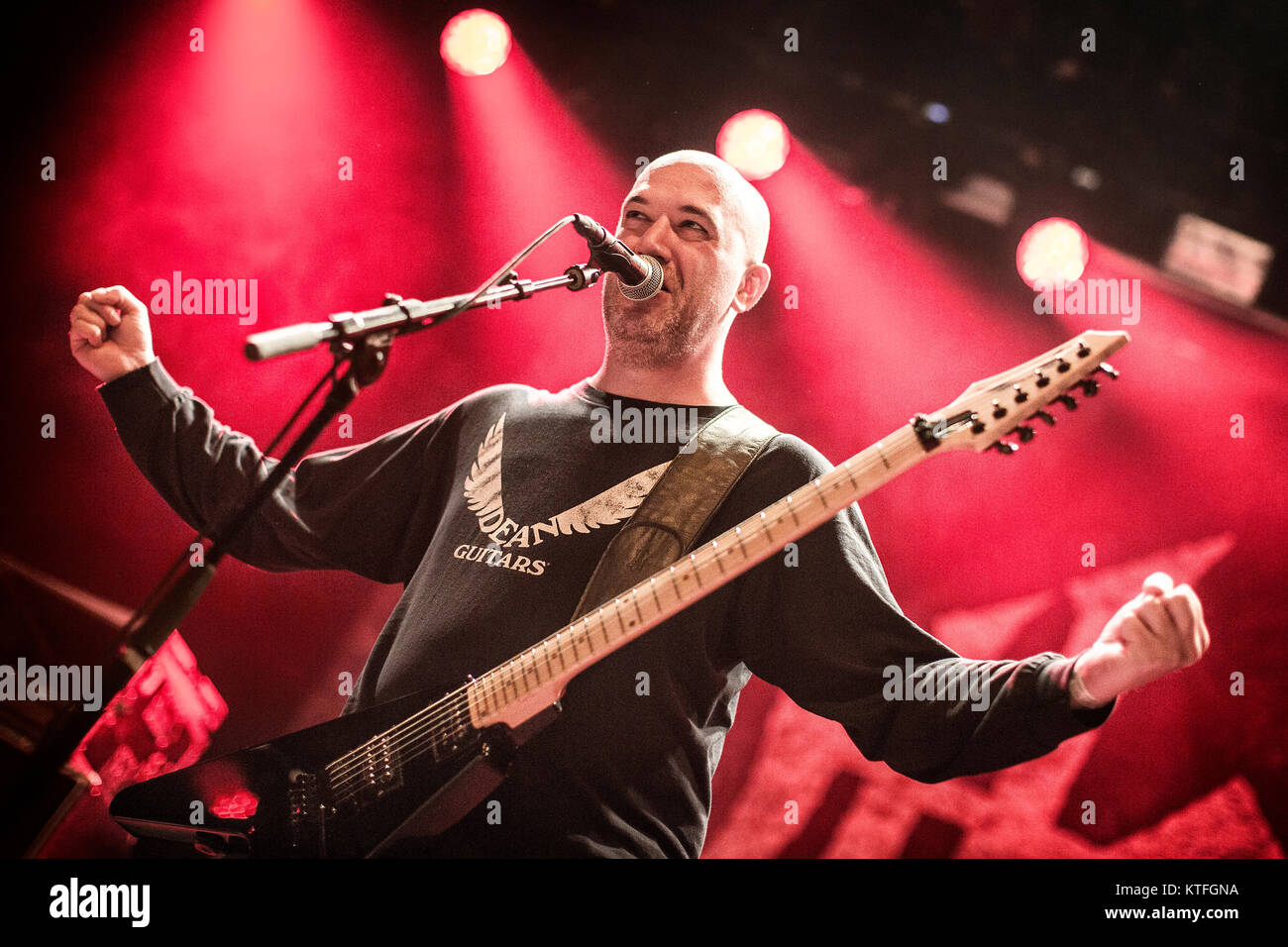 The American death metal band Nile performs a live concert at ...